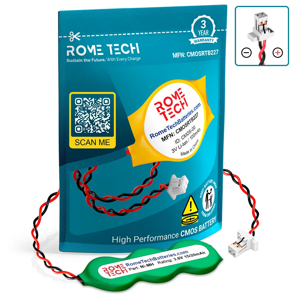 RTC CMOS Battery for Motorola Symbol MC9090-GF0HJEFA6WR-KIT – Rome Tech ...