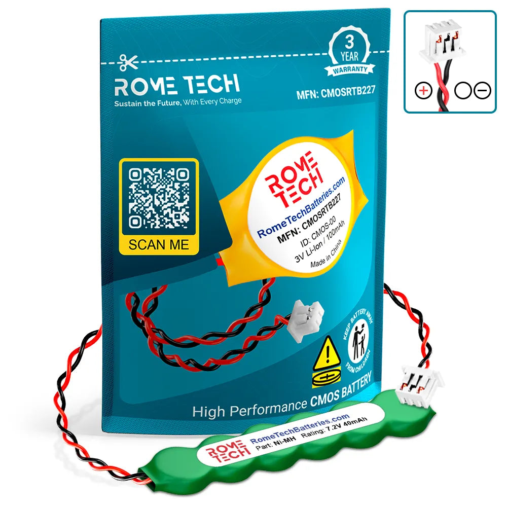 RTC CMOS Battery for Dell Precision M40 Workstation / PP01X – Rome Tech ...