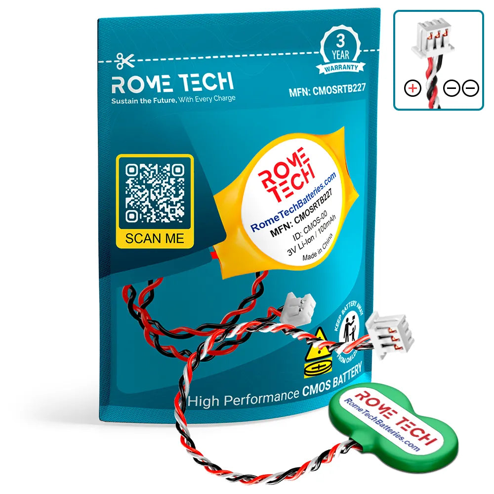 RTC CMOS Battery for Apple PowerBook 520C – Rome Tech Batteries