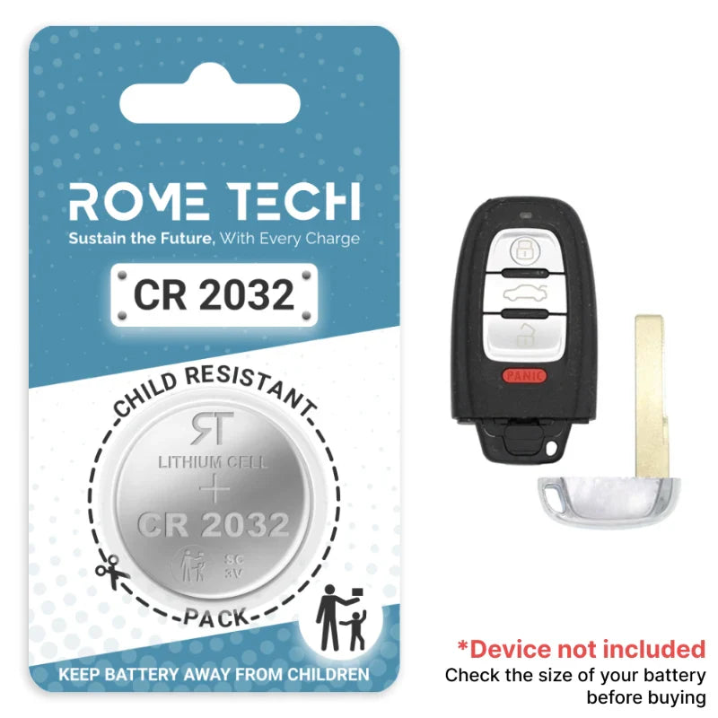 Replacement Battery for Key Fob - Audi SQ5 2014-2018 – Rome Tech Batteries