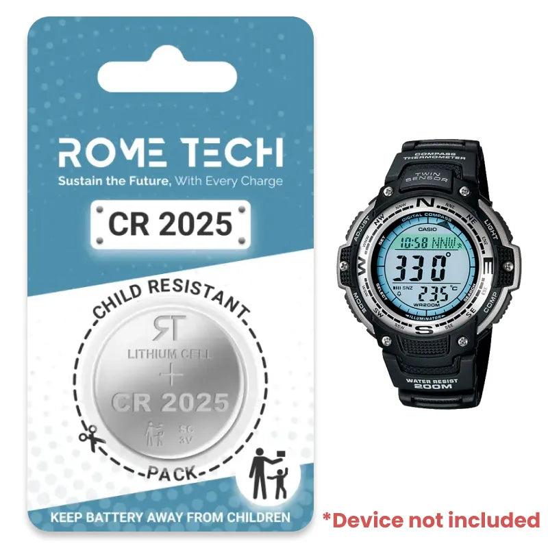 Replacement Battery for CASIO SGW100-1V Watch – Rome Tech Batteries